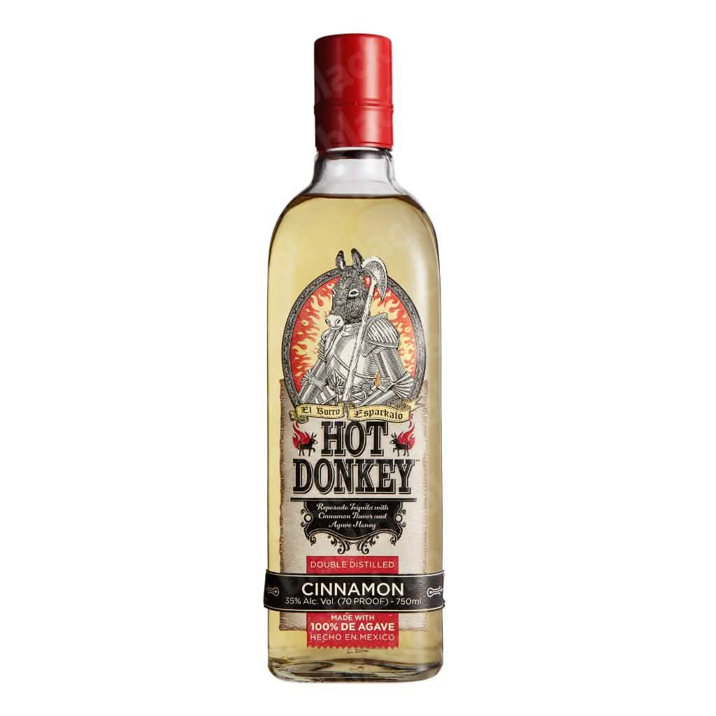 Hot Donkey Cinnamon Reposado Tequila 750ml – Buy Flavored Tequila ...